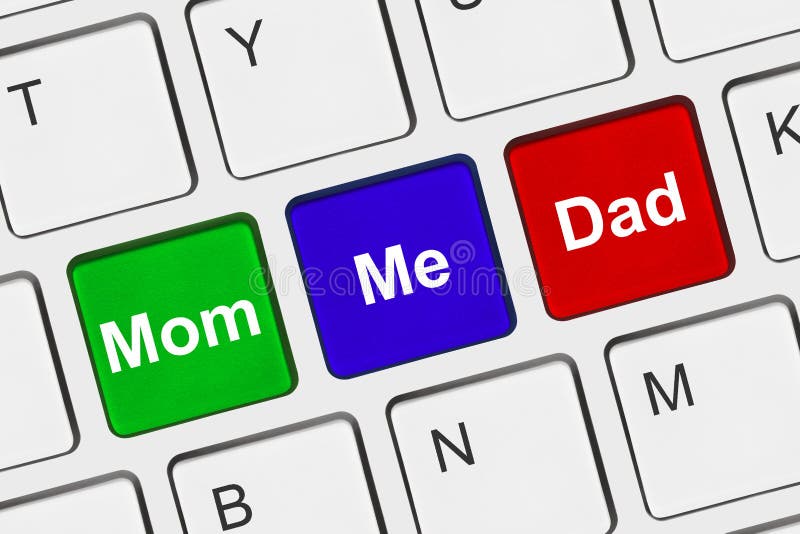Family with the Keys of Their New Home Stock Photo - Image of childhood ...