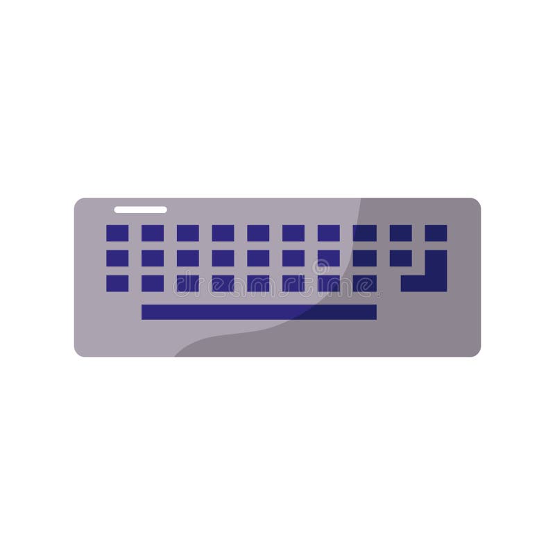 Simple keyboard icon stock illustration. Illustration of drawing - 73462873