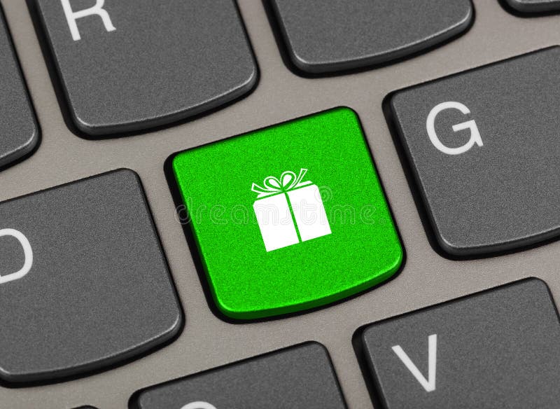 Keyboard and Gift Certificate Stock Image - Image of certificate, keys ...