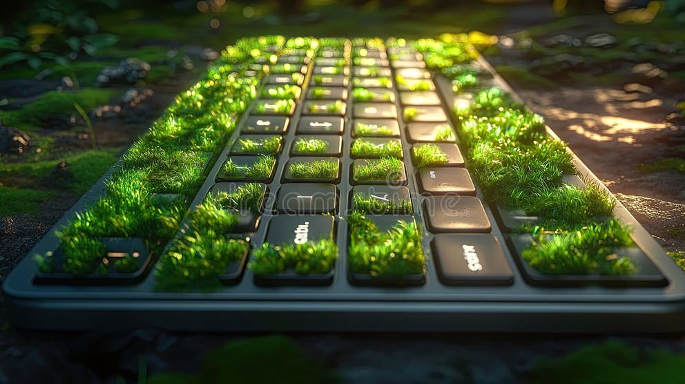Keyboard Grass Stock Illustrations – 846 Keyboard Grass Stock ...