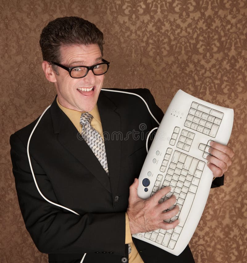 Computer Keyboard Hero stock image. Image of casual, boss - 18193391