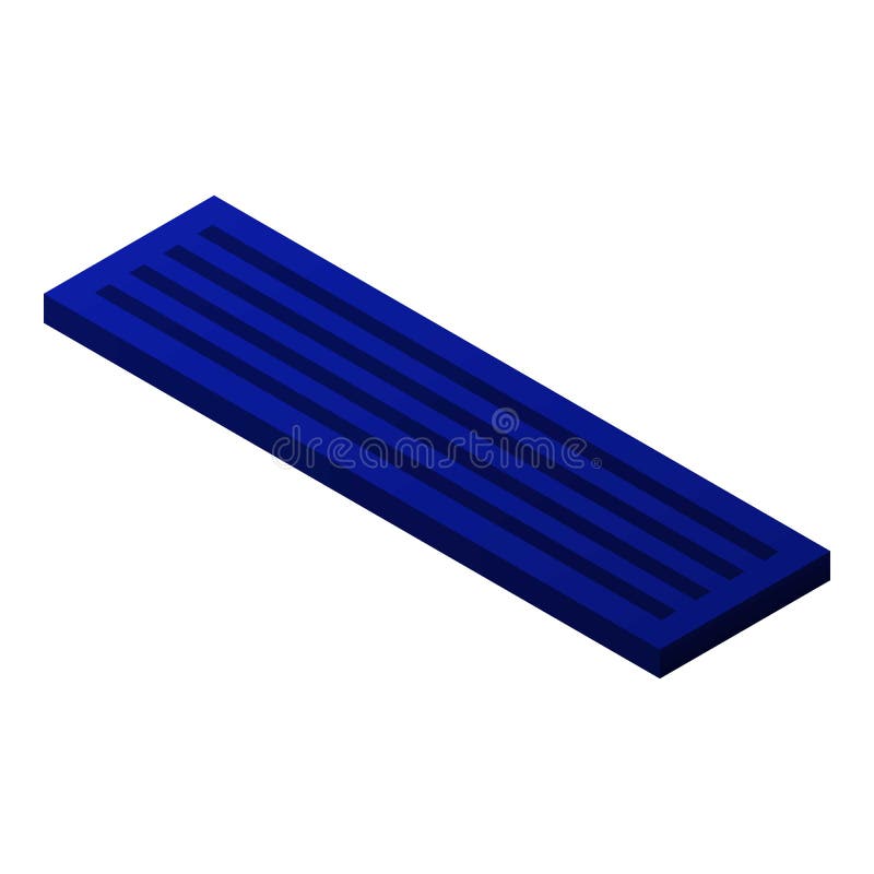 Computer Keyboard Icon Isometric Style Stock Vector Illustration Of