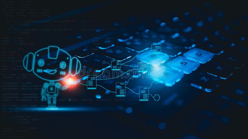 Computer Keyboard and Internet Access Icon Template. Represents the ...