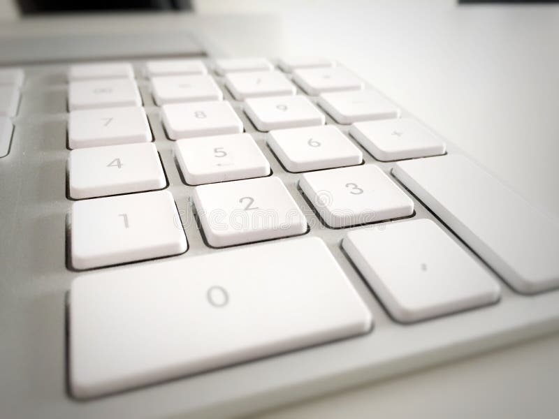Button of a Computer Keyboard with the Letter ò and the @ Symbol Stock ...