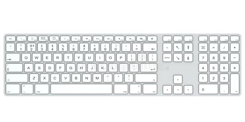 Computer Keyboard Illustration Stock Vector - Illustration of designer ...