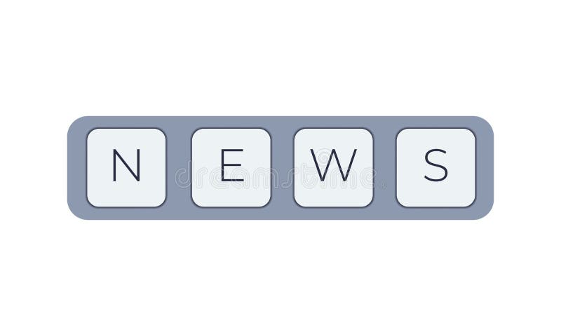 News keys stock illustration. Illustration of internet - 21097462