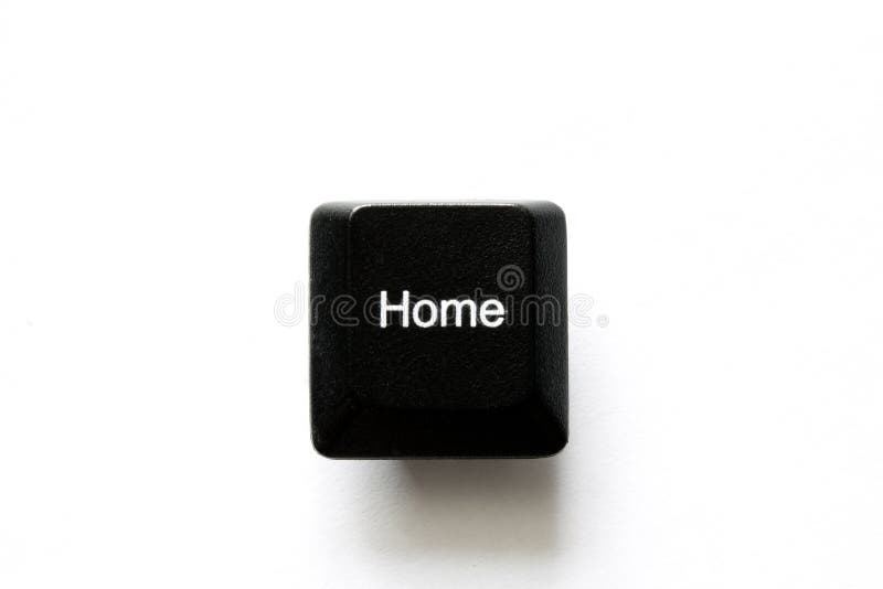 Computer Keyboard Keys, Home Stock Photo - Image of background ...