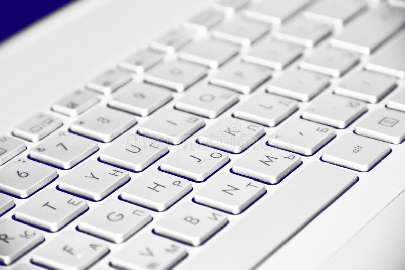 Computer Keyboard with Keys and Letters Stock Image - Image of control ...
