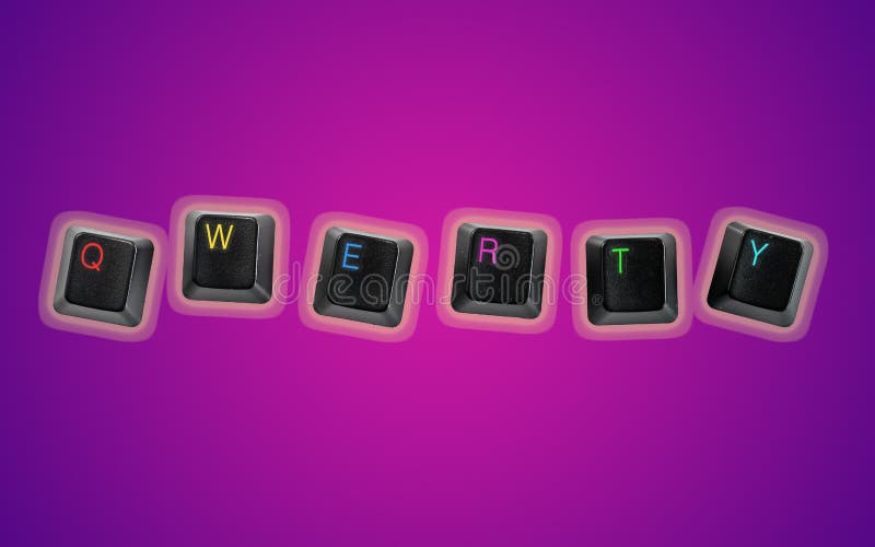 Computer Keyboard Keys Spelling Control Your Destiny, Isolated on White ...