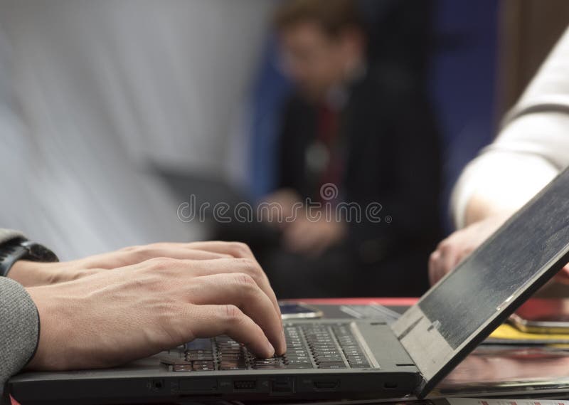 Computer Keyboard for Electronic Communication Stock Image - Image of ...