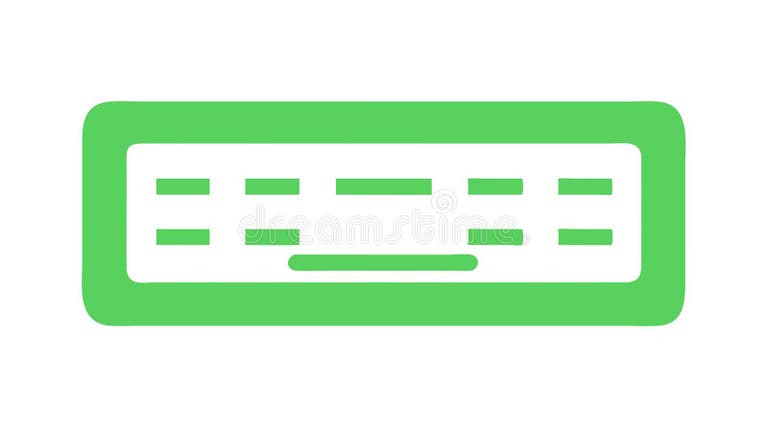 Computer Keyboard Layout. Typing and Data Entry, Vector Design ...