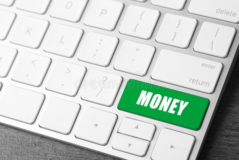 Money Button stock image. Image of earn, button, internet - 36967029