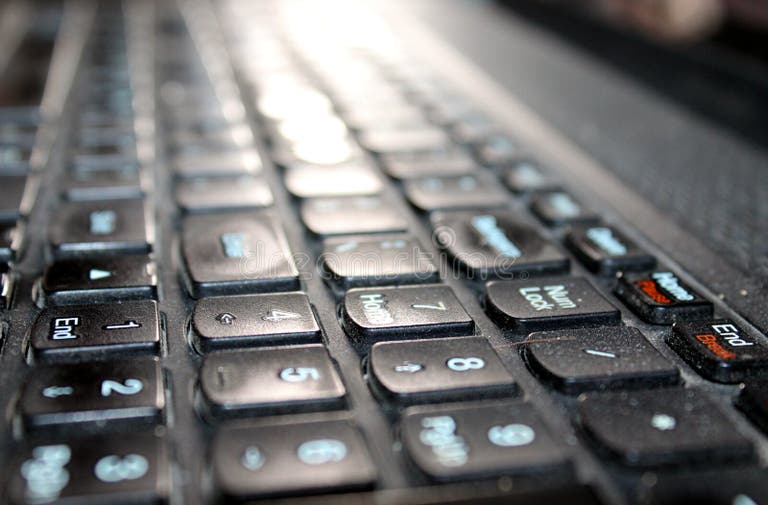 Computer Keyboard Numbers - Electronic Stock Image - Image of keypad ...