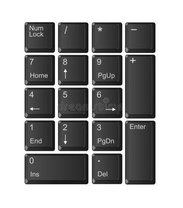 Numeric Keypad Keyboard Stock Illustrations – 216 Numeric Keypad Keyboard Stock Illustrations ...