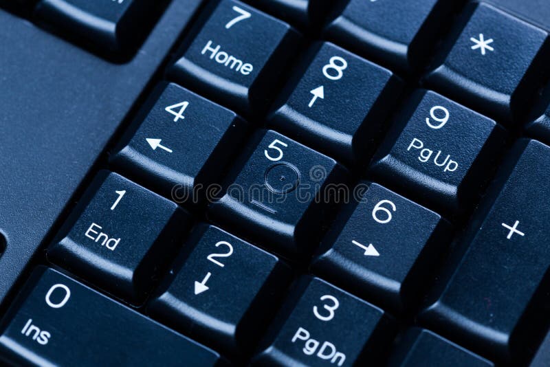 Computer keyboard numpad stock photo. Image of information - 65818294