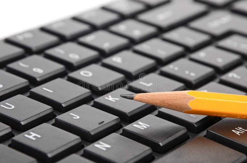Laptop keyboard stock photo. Image of type, typing, letters - 7888928