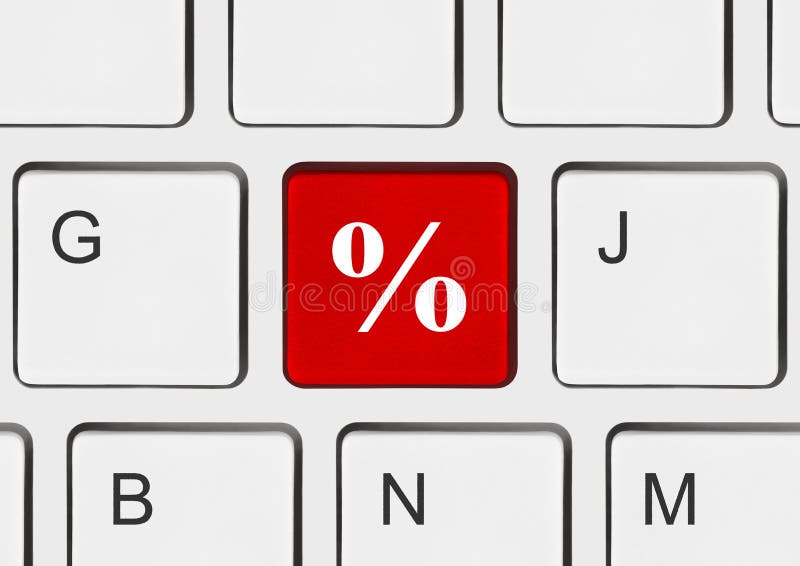 White Percent Keyboard Button Stock Photos - Free & Royalty-Free Stock ...