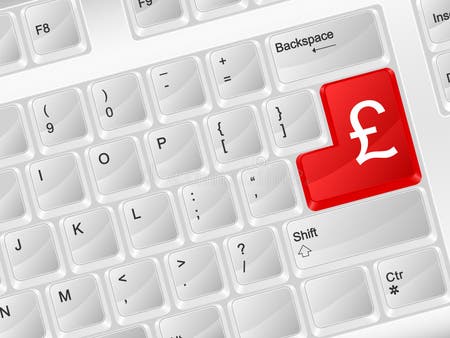 Computer Keyboard Pound Symbol Stock Vector - Illustration of symbol ...