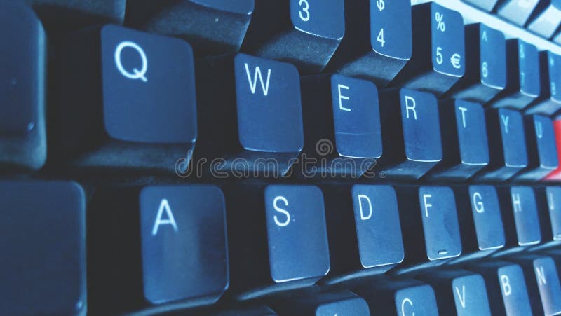 Keyboard Qwerty Fresh stock photo. Image of button, type - 1381044