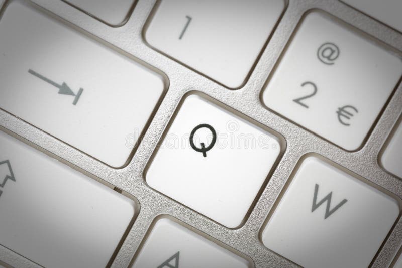 Computer Keyboard - Silver Keyboard of a Laptop with Button S Isolated ...