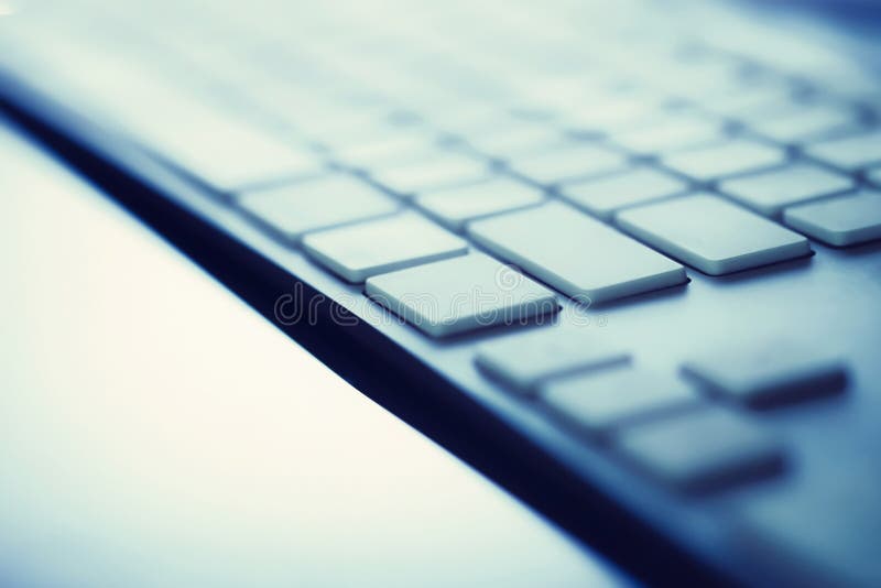 Computer Keyboard Soft Focus Stock Image - Image of device, still ...