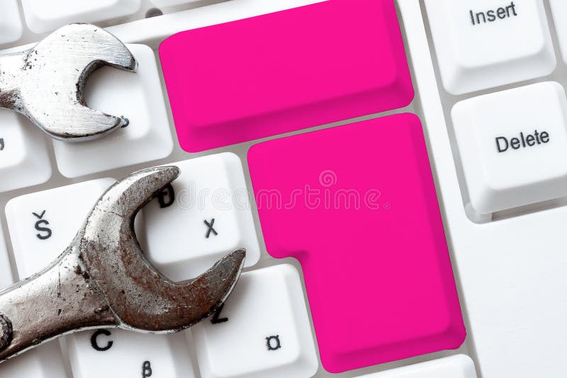 Computer Keyboard and Symbol.Information Medium for Communication ...