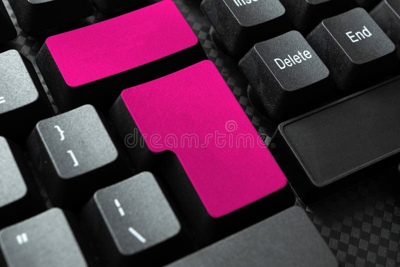 Computer Keyboard and Symbol.Information Medium for Communication ...