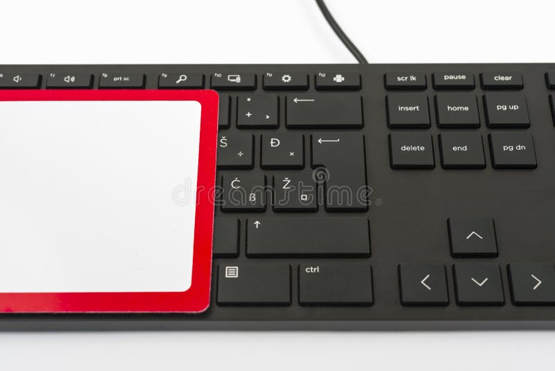 Computer Keyboard and Symbol.Information Medium for Communication ...