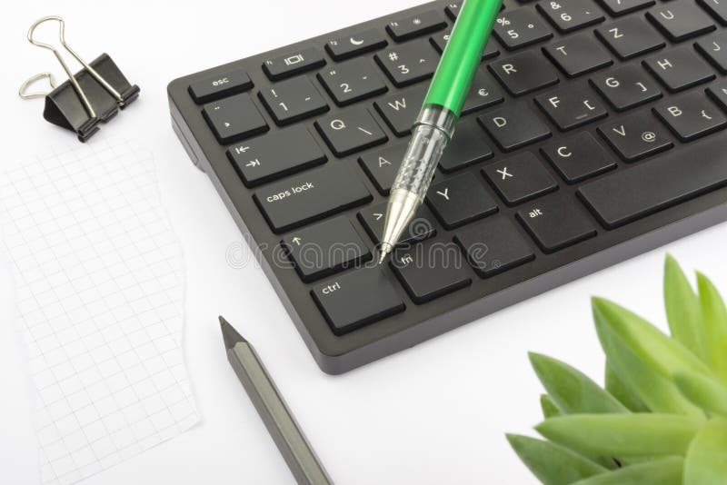 Computer Keyboard and Symbol.Information Medium for Communication ...