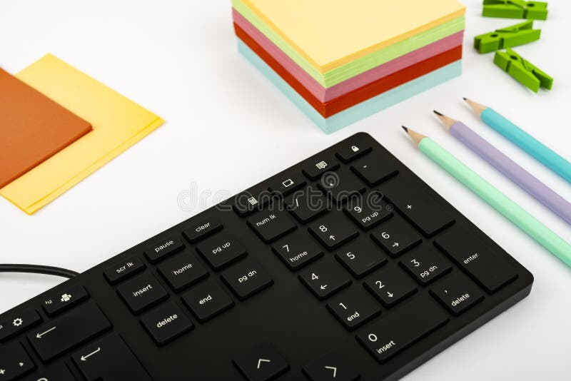 Computer Keyboard and Symbol.Information Medium for Communication ...