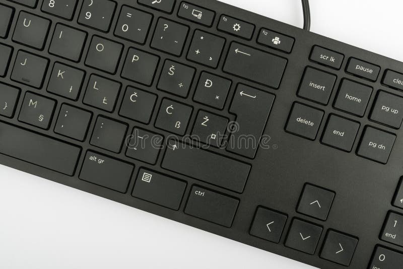 Computer Keyboard and Symbol.Information Medium for Communication ...