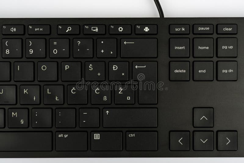 Computer Keyboard and Symbol.Information Medium for Communication ...
