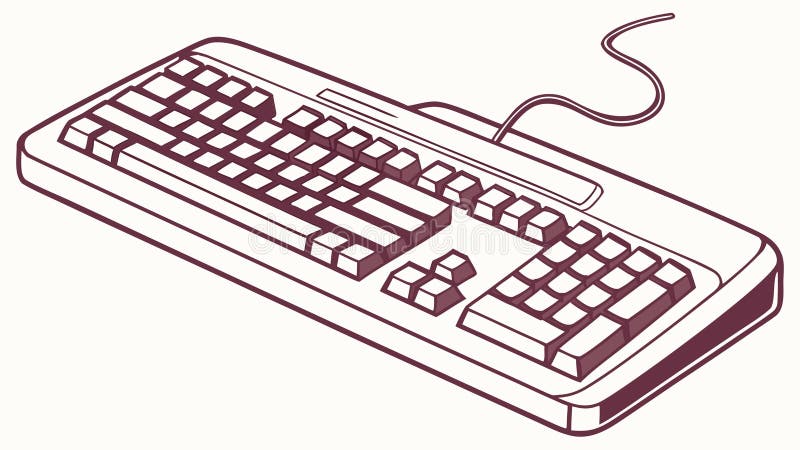 Computer Keyboard, Symbolizing Typing, Data Entry, and Digital Work ...