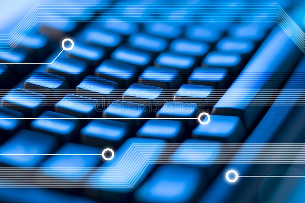 Computer Keyboard Technology Background Stock Image - Image of abstract ...