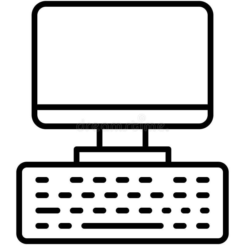 Computer Work Icon Stock Illustrations – 114,612 Computer Work Icon ...