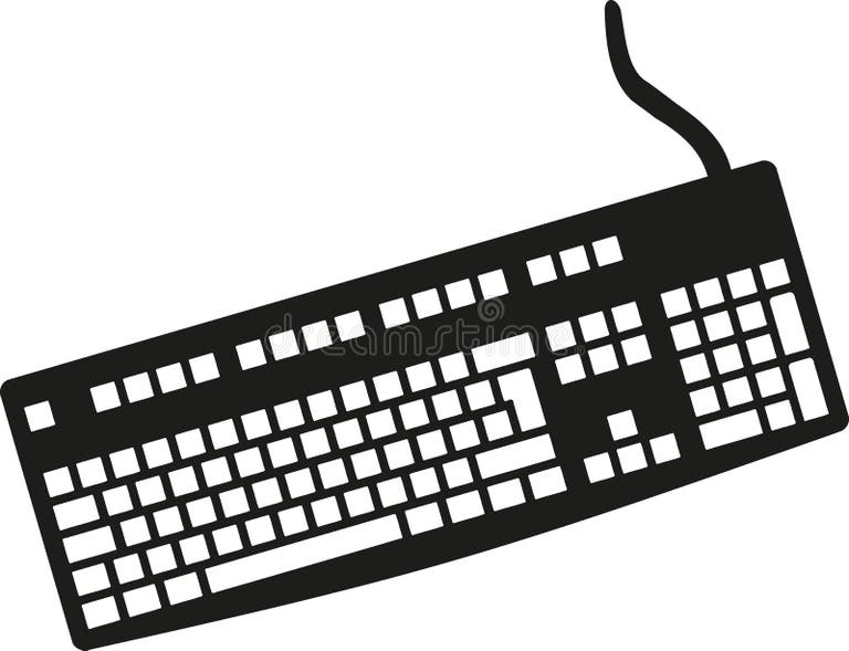 Computer Keyboard vector stock vector. Illustration of keyboard - 107160762