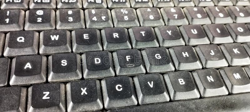 A Computer Keyboard that is Weathered and Worn Out but Still Works ...