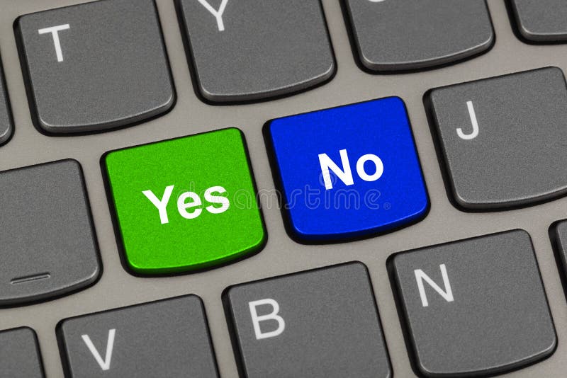 Yes No Button Keyboard Stock Photos - Free & Royalty-Free Stock Photos ...