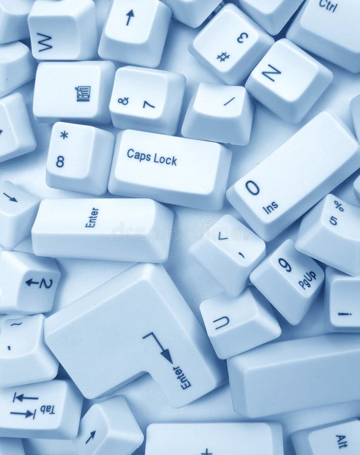 Keys 1 stock image. Image of technology, white, enter, communication ...