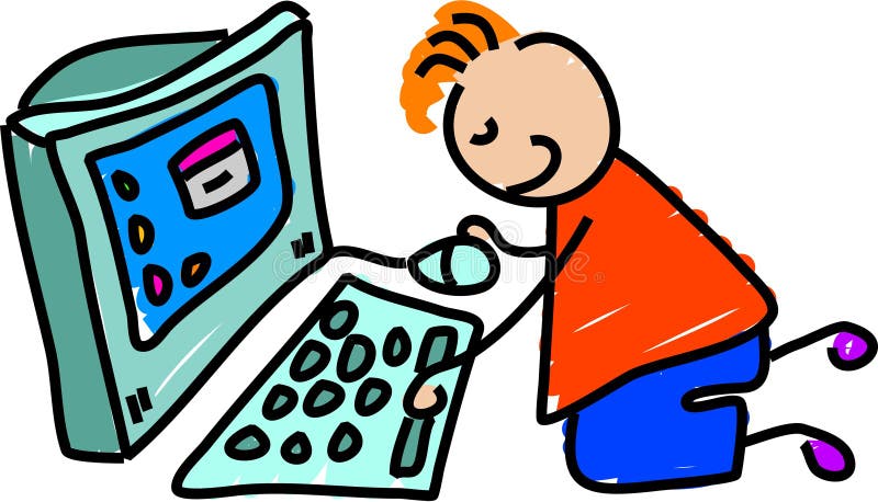 Play Boy Computer Clip Art