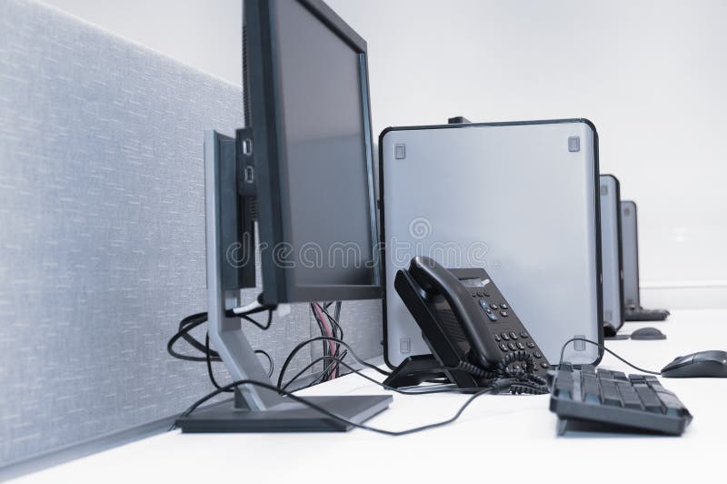 Computer lab. stock photo. Image of computer, interior - 19723426
