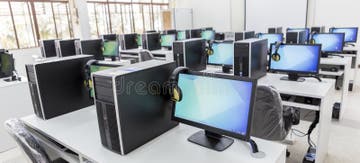 Computer Lab stock image. Image of computer, keyboard - 37525697