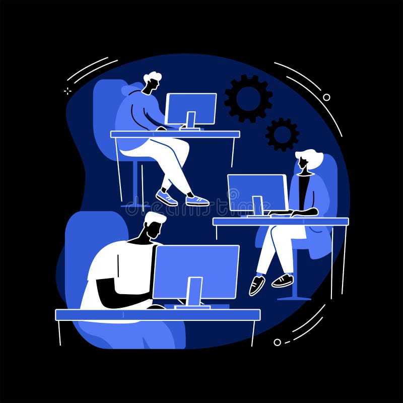 Advanced Computer Skills Abstract Concept Vector Illustration. Stock ...