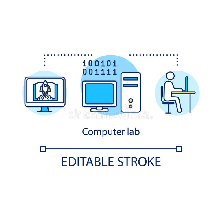 Computer Lab Student Stock Illustrations – 1,498 Computer Lab Student ...