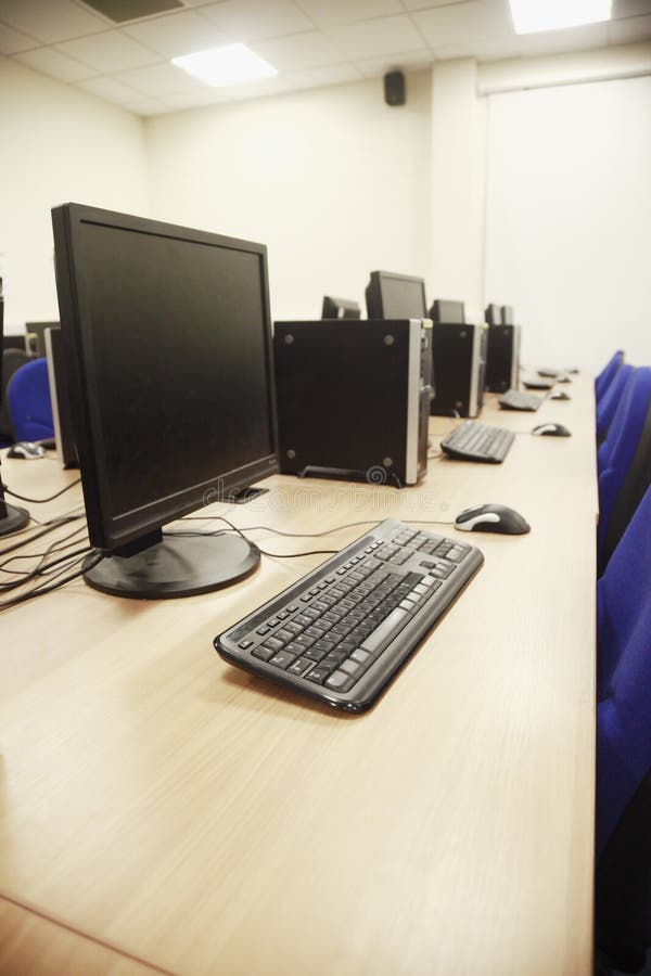 Computer Lab stock photo. Image of horizontal, class - 49354860