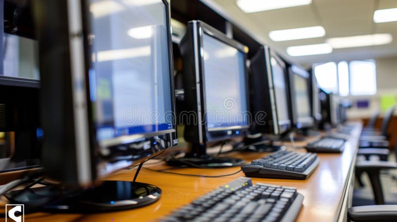 A Computer Lab with Highspeed Internet Access Allowing for Online Research and Digital Catalog ...