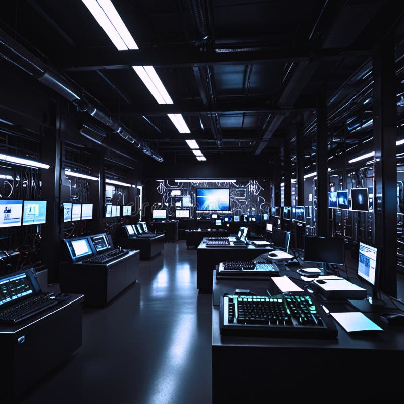 Computer Lab stock illustration. Illustration of energy - 319688484