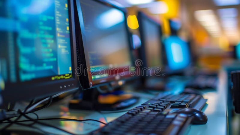 The Computer Lab is a Quiet and Productive Environment Allowing Users ...