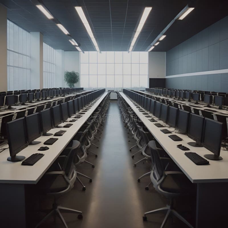 College Students Computer Lab Stock Illustrations – 90 College Students ...