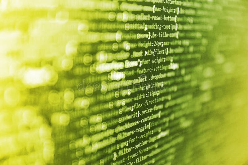 PHP Code on the Screen, Extreme Close Up Stock Photo - Image of engineering, backdrop: 116078598